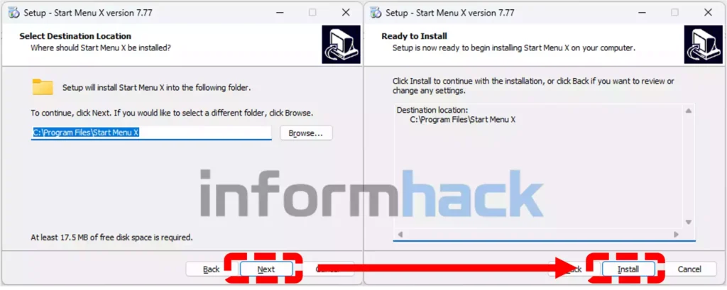 윈도우11 시작메뉴 변경하는 Start Menu X 무제한 사용 방법 - informhack